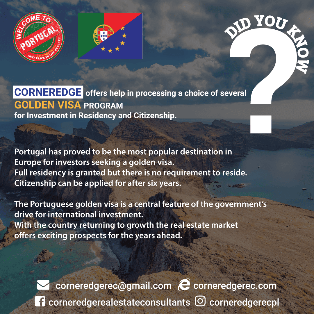 Portuguese Golden Residence Program - Initial Application